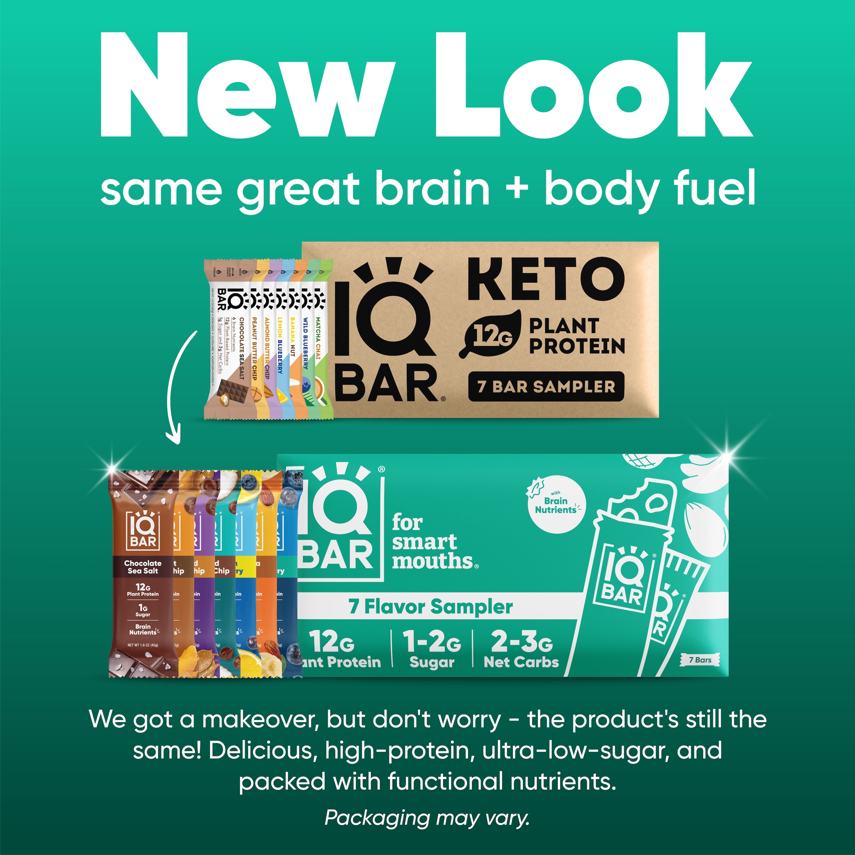 IQBAR - Keto Protein Bars | Vegan Keto Bars | Healthy Paleo Bars