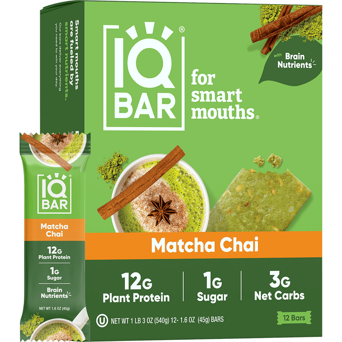 Matcha Bars | Energizing Keto Protein Bars