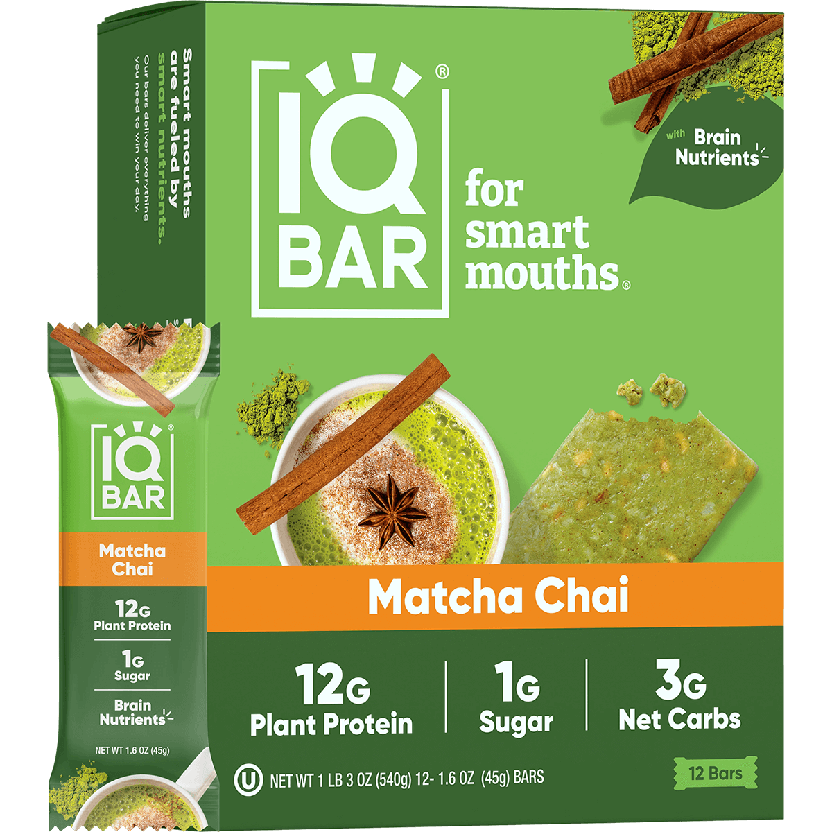 Matcha Bars | Energizing Keto Protein Bars