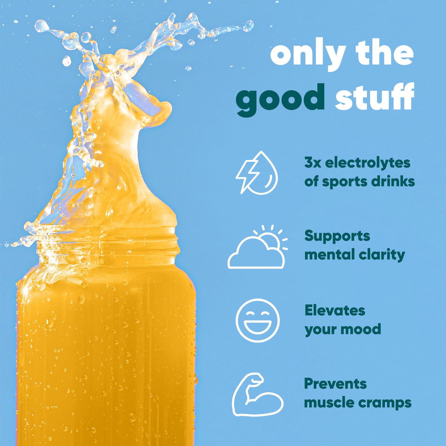 IQMIX Piña Colada Hydration Packets, Electrolyte Powder, 40-Sticks