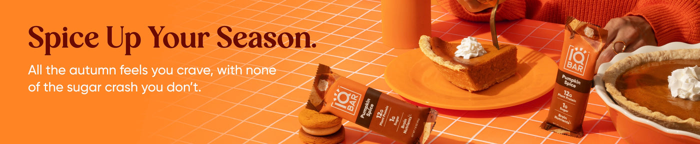 IQBAR® Plant Protein Bars with Magnesium & Lion's Mane