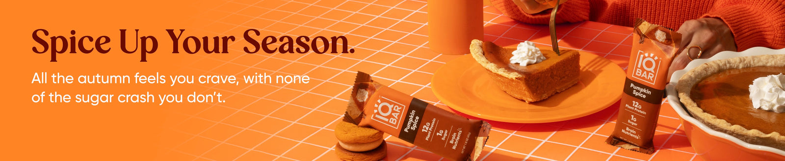IQBAR® Plant Protein Bars with Magnesium & Lion's Mane