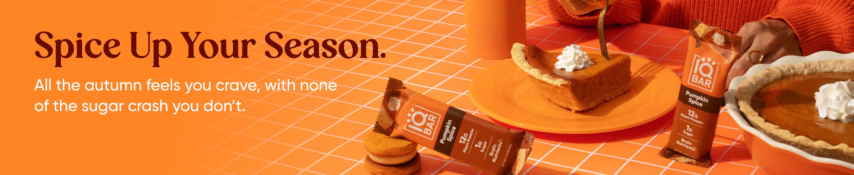 IQBAR® Plant Protein Bars with Magnesium & Lion's Mane